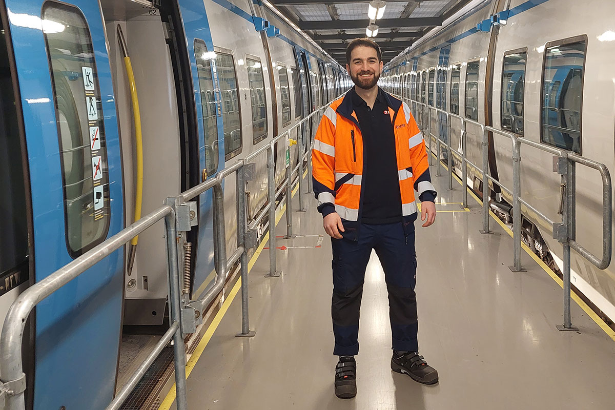 Vad är det bästa med ditt jobb som depåtekniker, Mases? - Järnvägsjobb